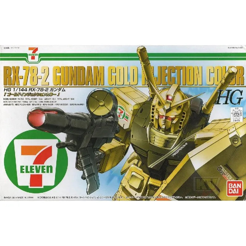 HG 1/144 RX-78-2 Gundam [Gold Injection Color 7 Eleven Ver.] – Kidultverse