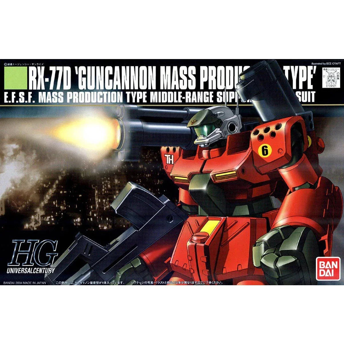 HGUC 1/144 No.044 RX-77D Guncannon Mass Production Type – Kidultverse®