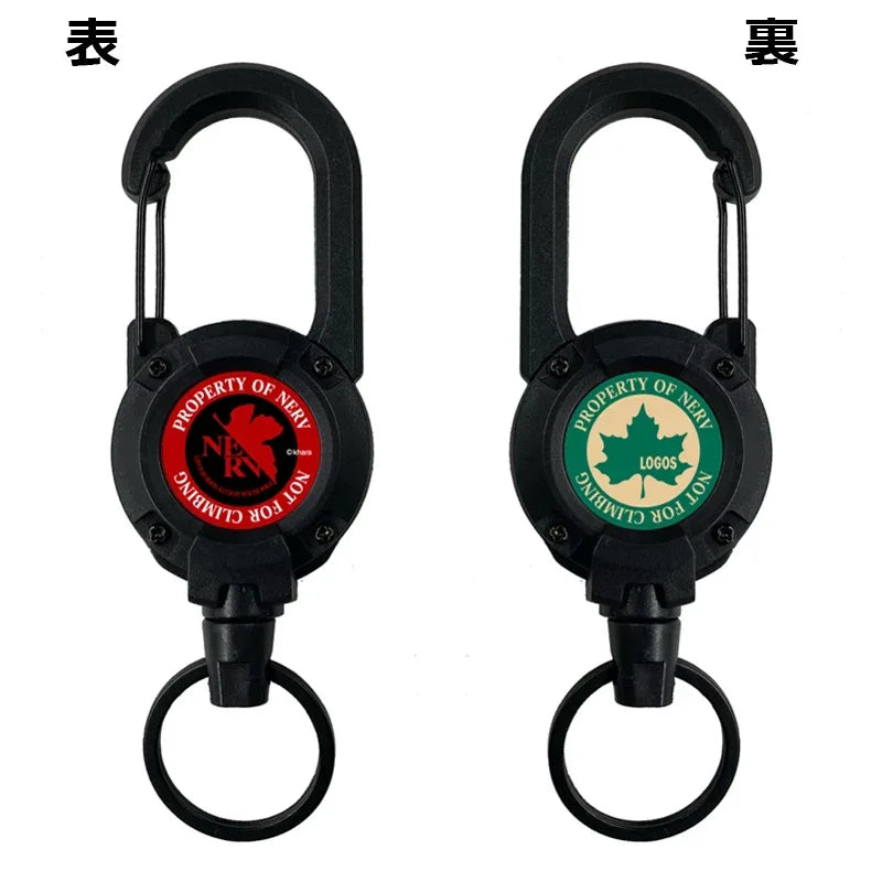 Rebuild of Evangelion: EVA & LOGOS Fashion Carabiner with Cord Reel ...