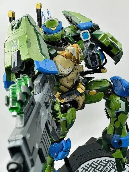 Teenage Mutant Ninja Turtles (TMNT) Leonardo Mecha Robot Action Figure ...